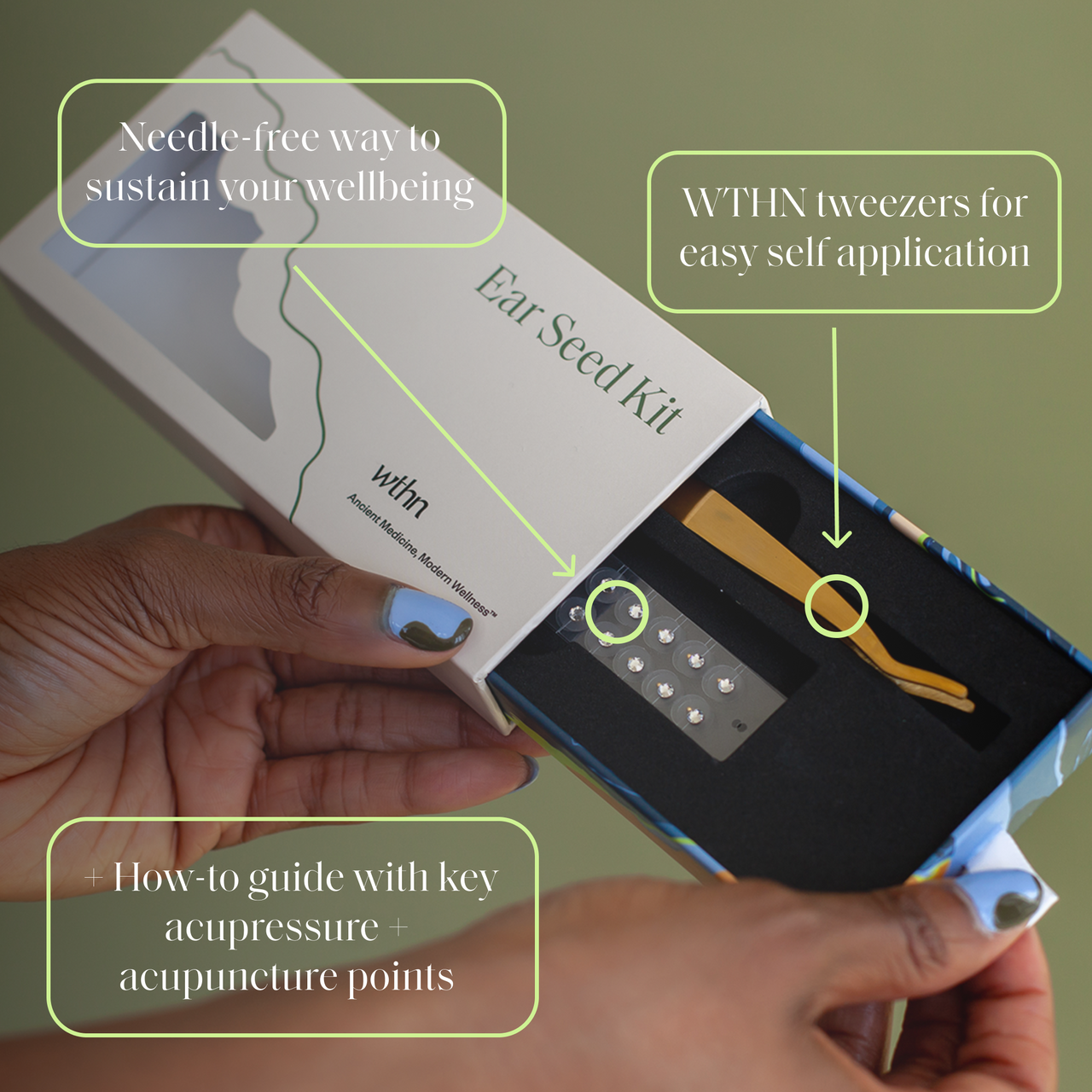 Ear Seed Kit | Acupressure Treatment At Home | WTHN